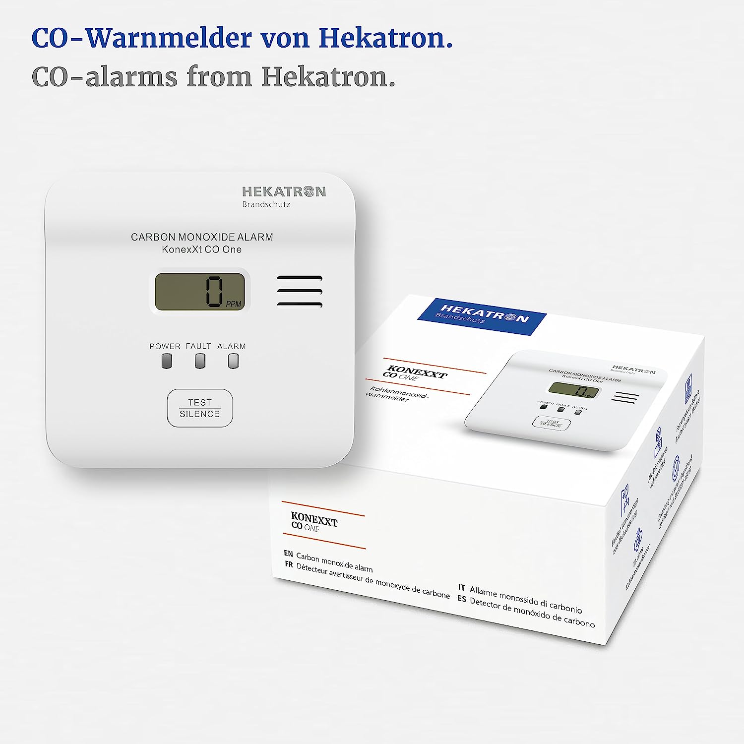 Kohlenmonoxidwarnmelder KonexXT Co One Hekatron bei Brandschutz ...