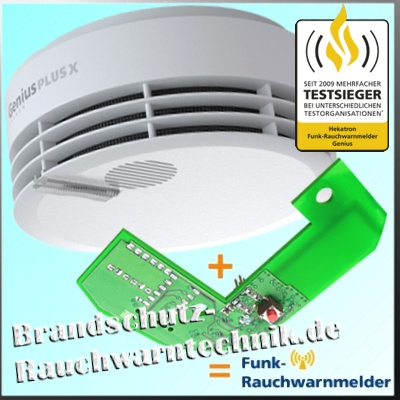 Hekatron Genius Plus X mit Funkmodul Basis - Brandschutz-Rauchwarntechnik